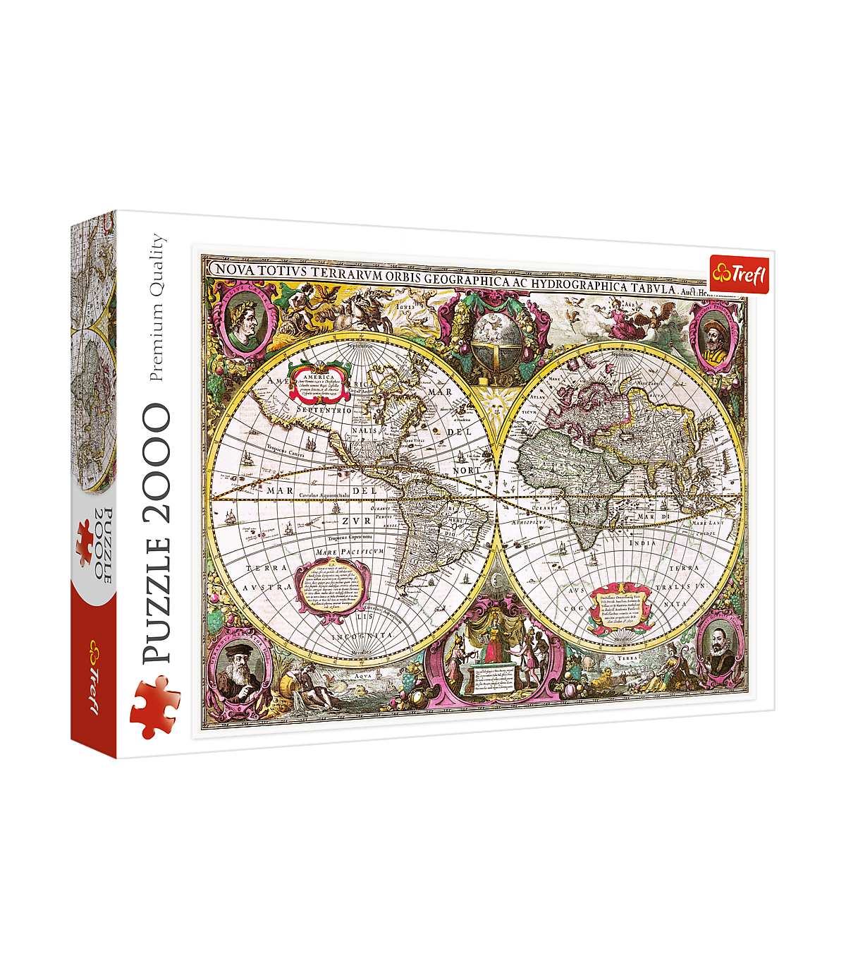 A New Land and Water Map - Puzzle 2000 pezzi | Puzzle da 2000 a 4999 ...