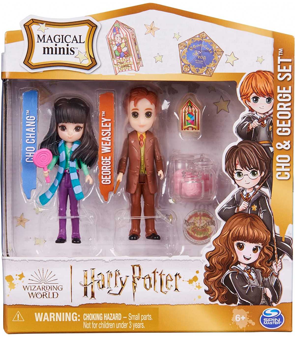 WIZARDING WORLD Set Amicizia Hogsmeade George Weasley Cho Chang ...