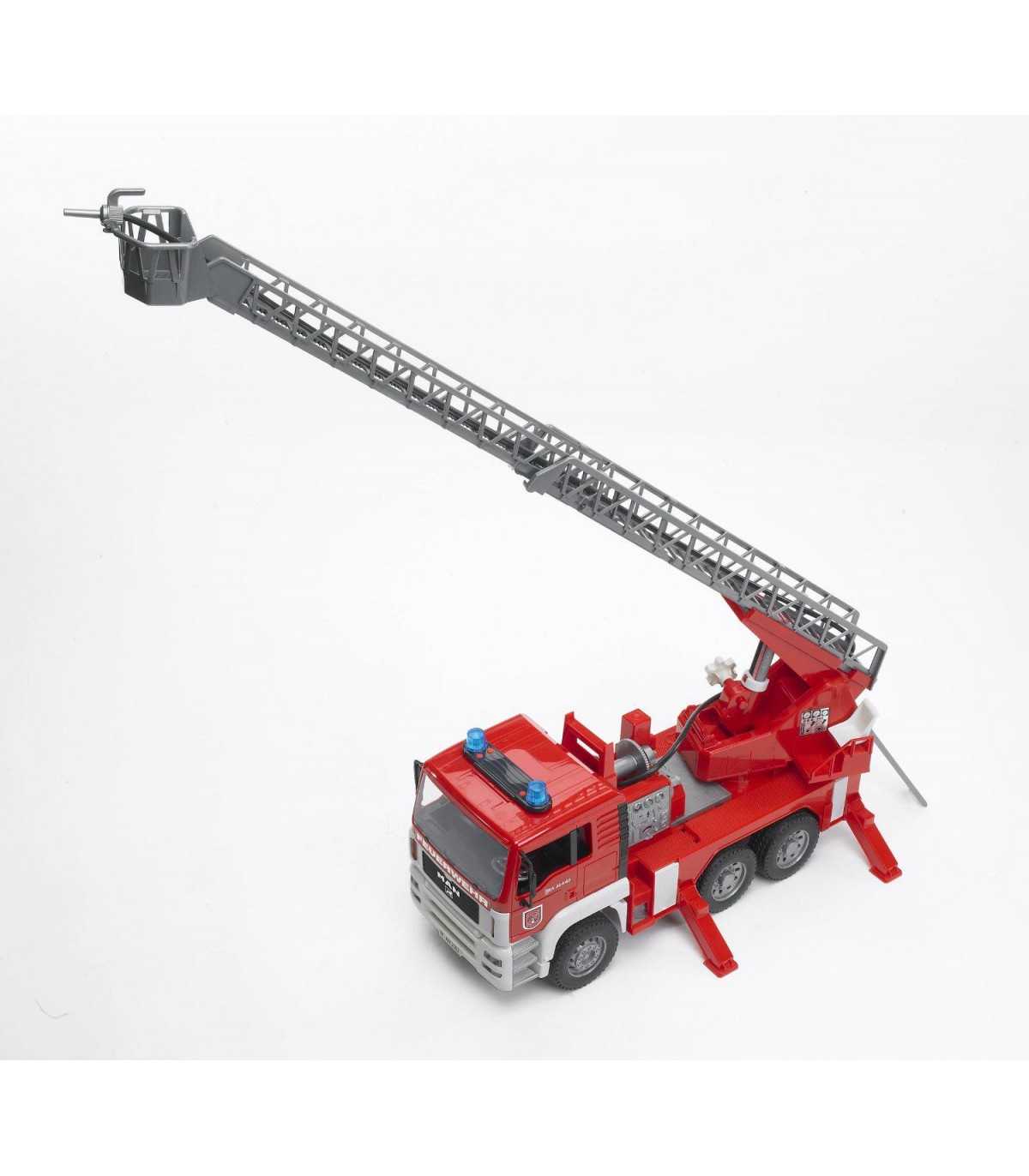 Autopompa Pompieri MAN TGA con luci e suono | Veicoli | Bruder | Get ...